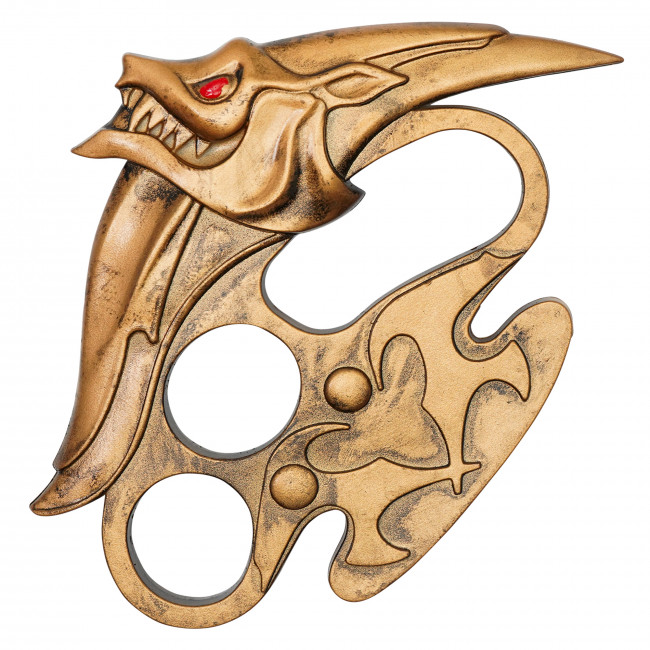Wuu Jau Co, Inc - Plastic Brass Knuckles 2 pc-set - LARP / Cosplay & Masks