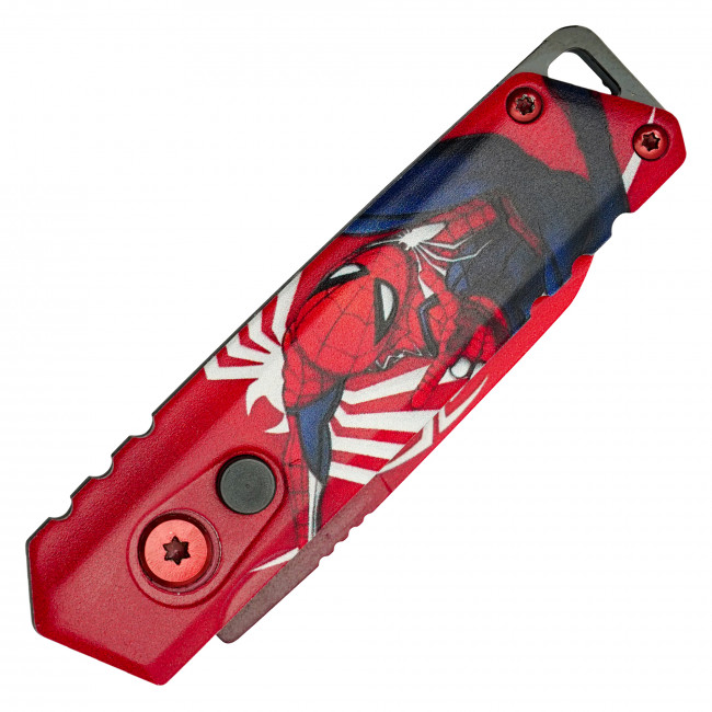 Wuu Jau Co, Inc - 5" ATOMIC Spider Hero Push Button Knife