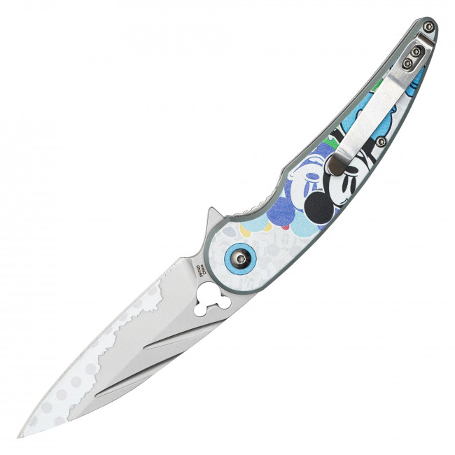 Wuu Jau Co, Inc - 7.75" Mouse Cartoon Silver Pocket Knife - KNIVES